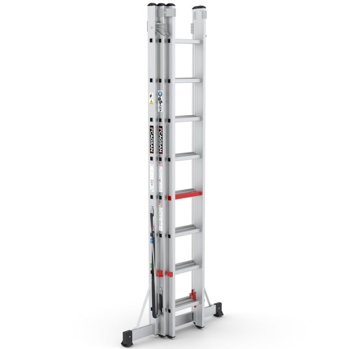 Trodelne aluminijumske merdevine TRIOCOMBI – Skele i merdevine