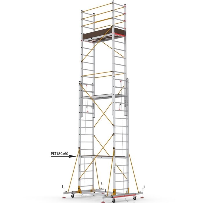 XLN Dvodelne Pokretne aluminijumske skele – Skele i merdevine