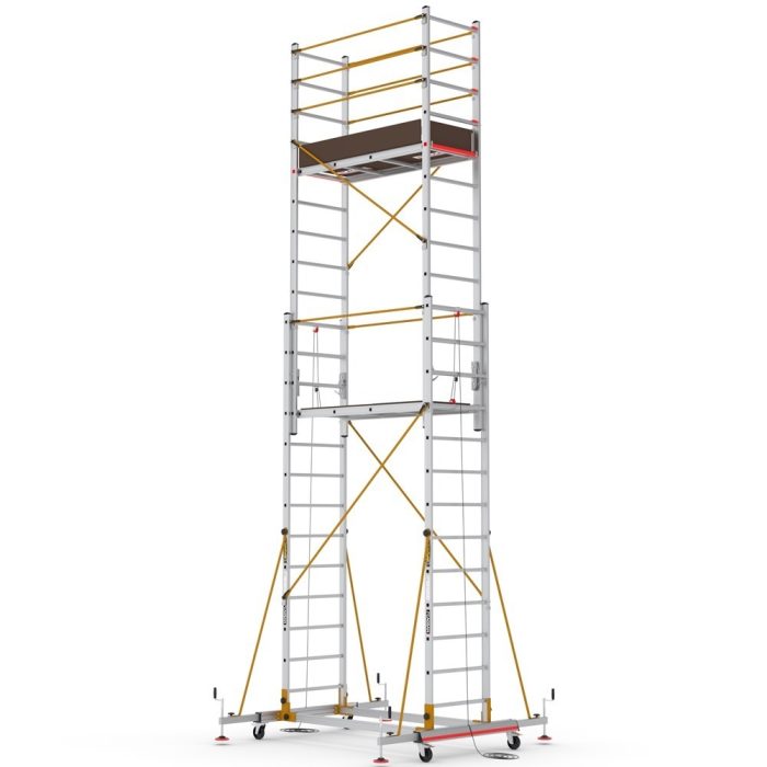 XLN Dvodelne Pokretne aluminijumske skele – Skele i merdevine