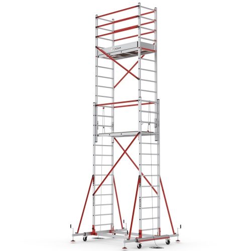 TELESAFE XLN PREMIUM Dvodelna Pokretna aluminijumska skela